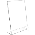 Displaypro A4 Clear Acrylic Portrait Counter Poster Holder Display ...