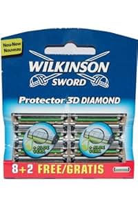 Wilkinson 136 Protector 3D Diamond Klingen, 8er: Amazon.de: Drogerie ...