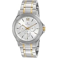 Titan Regalia Baron Silver Dial Analog with Day and Date Stainless ...