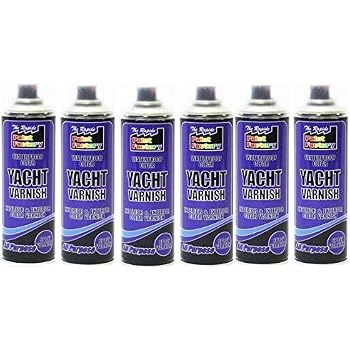 All Purpose Waterproof Clear Yacht Varnish Spray Can 250ml: Amazon.co ...