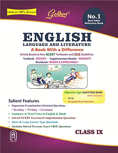 Buy Golden English Language and Literature : Based on NCERT Beehive and ...