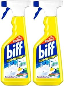 Biff Bad-Reiniger Spray, 2er Pack (2 x 500 ml): Amazon.de: Drogerie ...