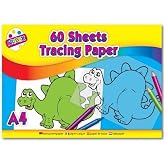 A4 Tracing Paper Pad – 60 Sheets | Translucent Drawing Paper, Sketching ...