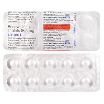 Lipitas 5 - Strip of 10 Tablets : Amazon.in: Health & Personal Care
