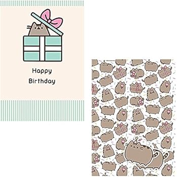 Pusheen Birthday Card Cute Cat Card Blank Inside: Amazon.co.uk: Office ...