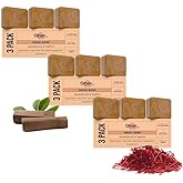 Buy Ghar Soaps Sandalwood & Saffron Magic Soaps For Bath (100 Gms Pack ...