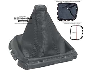 Gear Stick Gaiter with Plastic Frame Black Leather 180mm: Amazon.co.uk ...