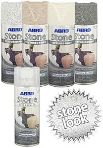 ABRO Textured Stone Effect Granite Spray Paint Interior/Exterior ...