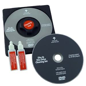 DVD Laser Lens Cleaner - Cleaning Disc and Fluid: Amazon.co.uk: Electronics