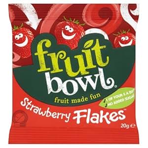 Fruit Bowl Strawberry Flakes, 20 g: Amazon.co.uk: Grocery