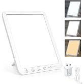 TKLake SAD Lamp Light Therapy Lamp,10000-32000 Lux Portable Natural ...