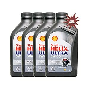 Shell Helix Ultra Extra 5w30 Olio Motore 100% Sintetico 4x1L = 4 Litri ...