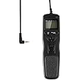 Hersmay LCD Timer Remote Shutter Release Camera Shutter Release Intervalometer Remote Control ...