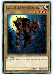 Yu-Gi-Oh! - Gazelle the King of Mythical Beasts (YGLD-ENB10) - Yugi's Legendary Decks - 1st ...