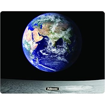Fellowes Square Brite Mat Mouse Pad - Earth and Moon: Amazon.co.uk ...
