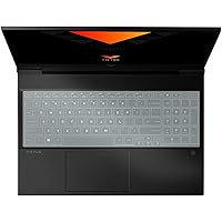RAYA Silicone Keyboard Cover Protector for HP Victus 15 [ 15-FA 15-FB Series ] (15.6 inch) & HP ...