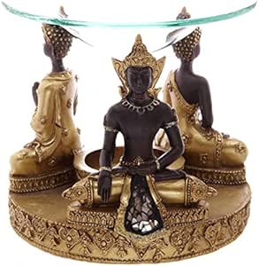 Puckator Oil Burner, Multi, Height 9.5cm Dish Diameter 11.5cm : Amazon ...