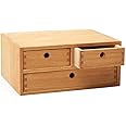 KIRIGEN Wooden Desktop Organizer Office Supplies Filing Tidy Storage ...