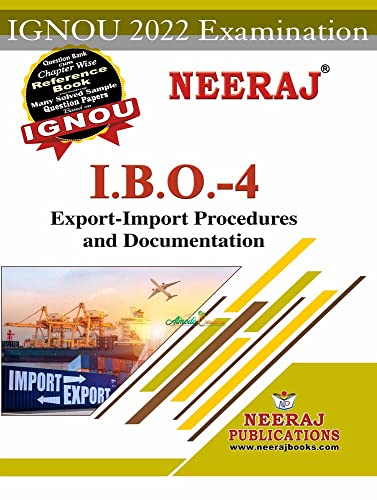 Buy IBO4-Export-Import Procedure & Documentation (IGNOU help book for IBO-4 in English Medium ...