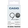 Casio XR-12WE1 Label Printer Tape (Black and White) : Amazon.in: Office ...