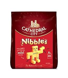 Cathedral City Kids Nibbles Mild Cheddar Cheese, 6x16g: Amazon.co.uk ...