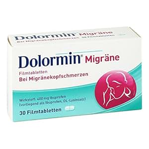 Dolormin Migräne Tabletten, 30 St.: Amazon.de: Drogerie & Körperpflege