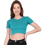 Buy THE BLAZZE 1109 Sexy Women's Full Sleeve Tank Crop Tops Bustier Bra ...