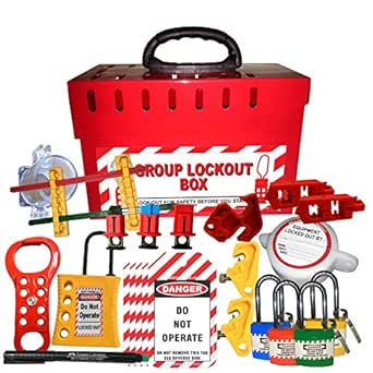 Group Lockout Box Loto Kit-550 Set Of 1 Safety House Loto : Amazon.in ...
