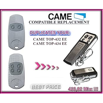 CAME TOP432EE gate remote control key fob transmitter: Amazon.co.uk: Electronics