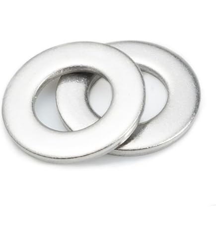 ASME B18.22.1 Washers 50 Pack Grade 8 Steel Flat Washers - Zinc Yellow ...