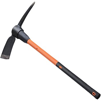 Harbour Housewares Full Size Azada / Digging Hoe. 120cm Wooden Handle ...