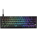 Magic-Refiner Arabic RGB Mechanical Gaming Keyboard with Red Switch 87 ...