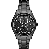 Buy Armani Exchange Analog Men's Stainless Steel Watch AX2104 (Black ...