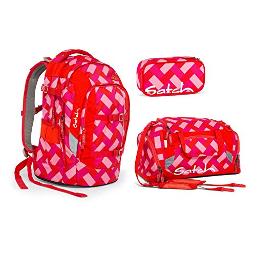 Satch Pack Chaka Cherry Schulrucksack Set 3tlg. - schultasche.im-shop.eu