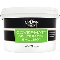 Crown Trade Covermatt Brilliant White 10L : Amazon.co.uk: DIY & Tools