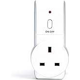 STATUS Remote Control Socket | White Remote Control Plug UK | Pack of 2 ...