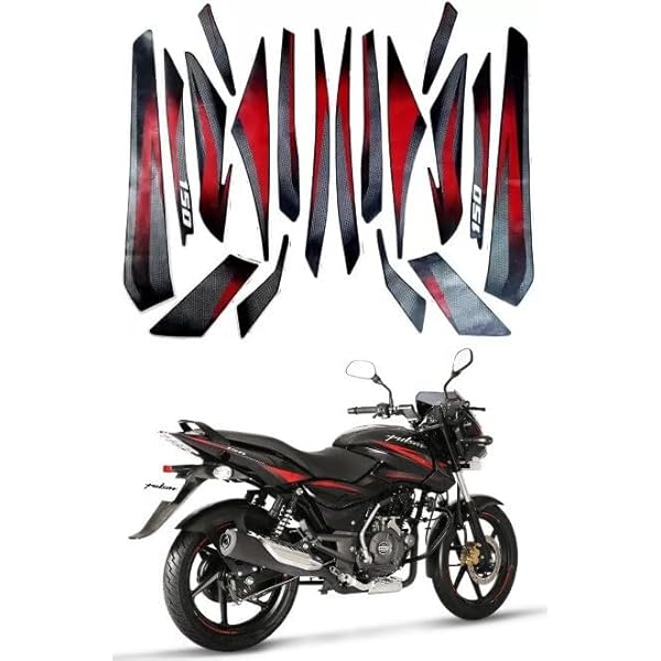 Pulsar 220 Red Colour Sticker