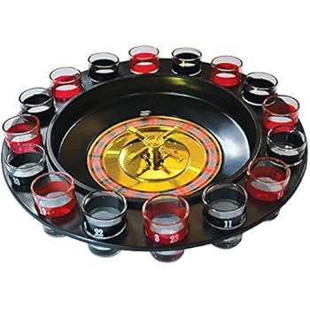 Drinking Roulette incl. 16 shot glasses: Amazon.co.uk: Kitchen & Home