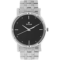Titan Neo Iv Analog Black Dial Men's Metal Band Watch-NL1805NM01 ...