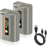 NEEWER 2400mAh DMW-BLK22 Replacement Camera Battery for Panasonic Lumix ...