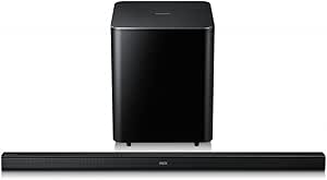 Samsung HW-F550/EN 2.1 Soundbar mit Subwoofer (310 Watt, SoundShare ...