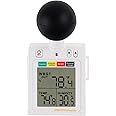 Wet Bulb Thermometer 2-in-1 WBGT + HI Heat Index Checker Heat Stress Meter, Wearable Indoor ...