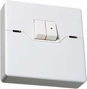 Programmable Security Light Switch 2 Gang White: Amazon.co.uk: DIY & Tools
