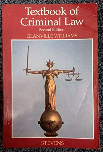 Textbook of Criminal Law: Amazon.co.uk: Williams, Glanville L ...