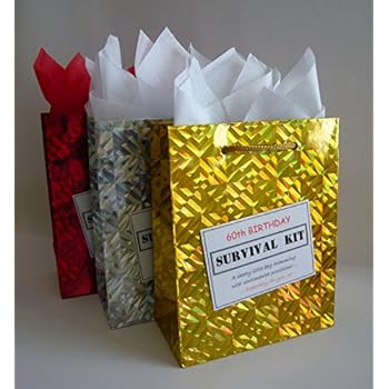 60TH BIRTHDAY SURVIVAL KIT GIFT BLUE: Amazon.co.uk: Office Products