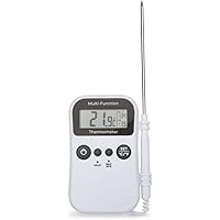 ThermoPro TP16 Digital Meat Cooking Thermometer with Stainless Steel ...