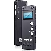 Digital Voice Recorder, Homder USB Professional Dictaphone Recorder ...