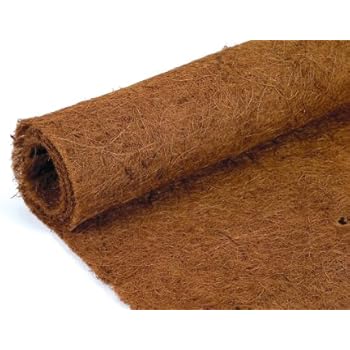 5 metres long x 75cm wide Co-co fibre - Coconut Coir liner roll: Amazon ...