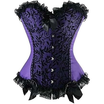 Amazon.co.uk: purple basque