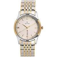 Titan Analog with Date Dial Stainless Steel Strap watch for Men ...